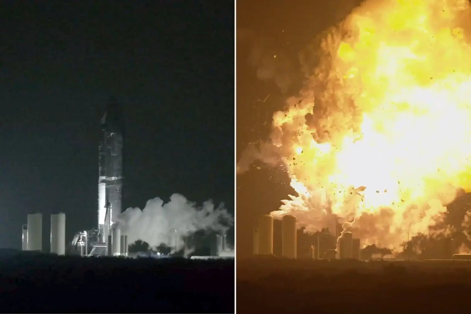 SpaceX’s Starship Explodes at Texas Test Stand